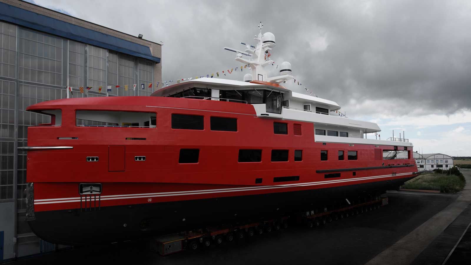 Rossinavi launches first 60m explorer yacht Akula